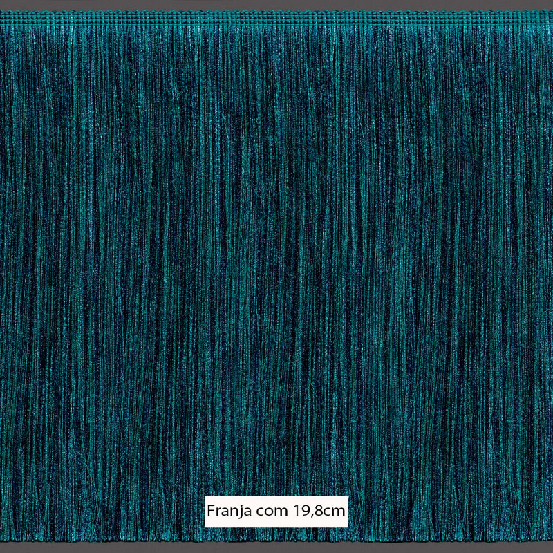 FRANJA MÉDIA LISA 19,8cm AZUL ESCURO/AZUL TIFFANY - FB do Brasil